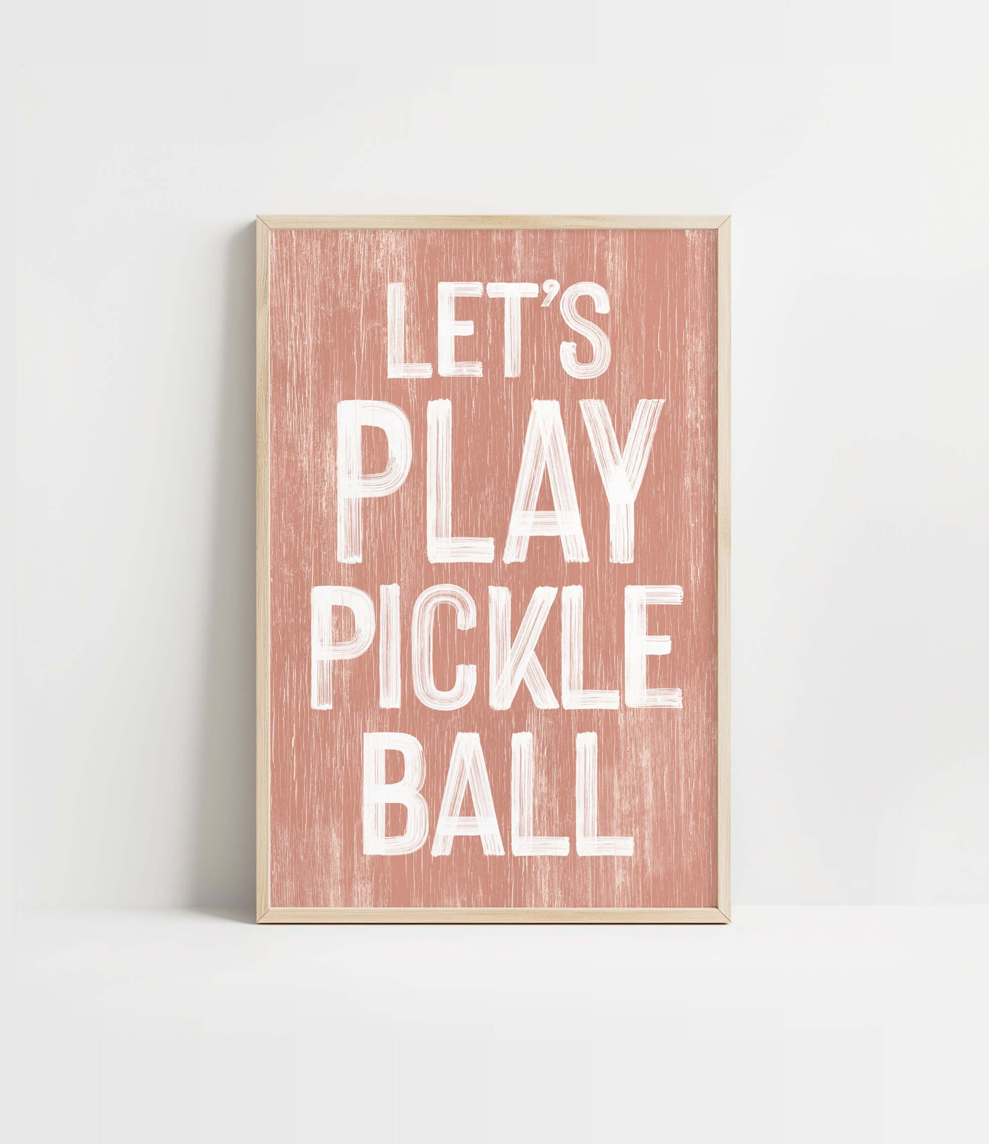 Let's Play Pickleball - Vintage Playful Wall Art – Jade Forest Shop