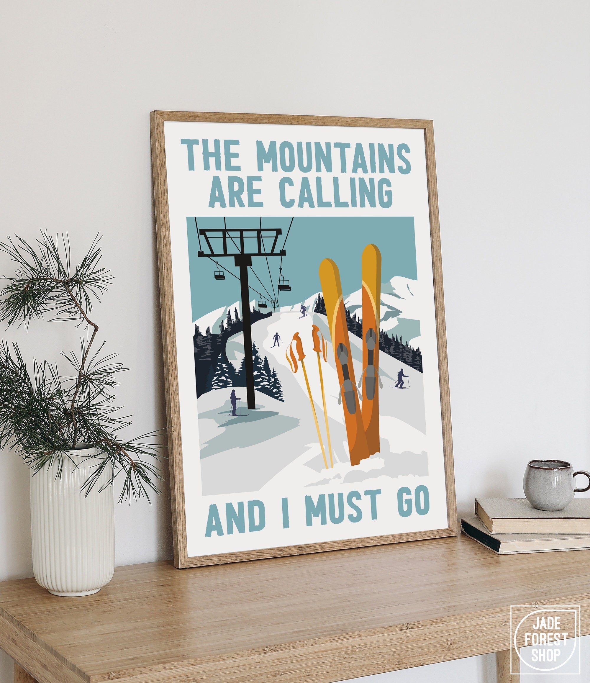 Retro Ski Posters – Jade Forest Shop